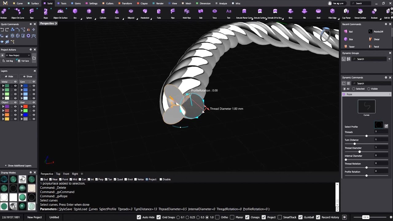 Rope - MatrixGold Dynamic Commands - YouTube