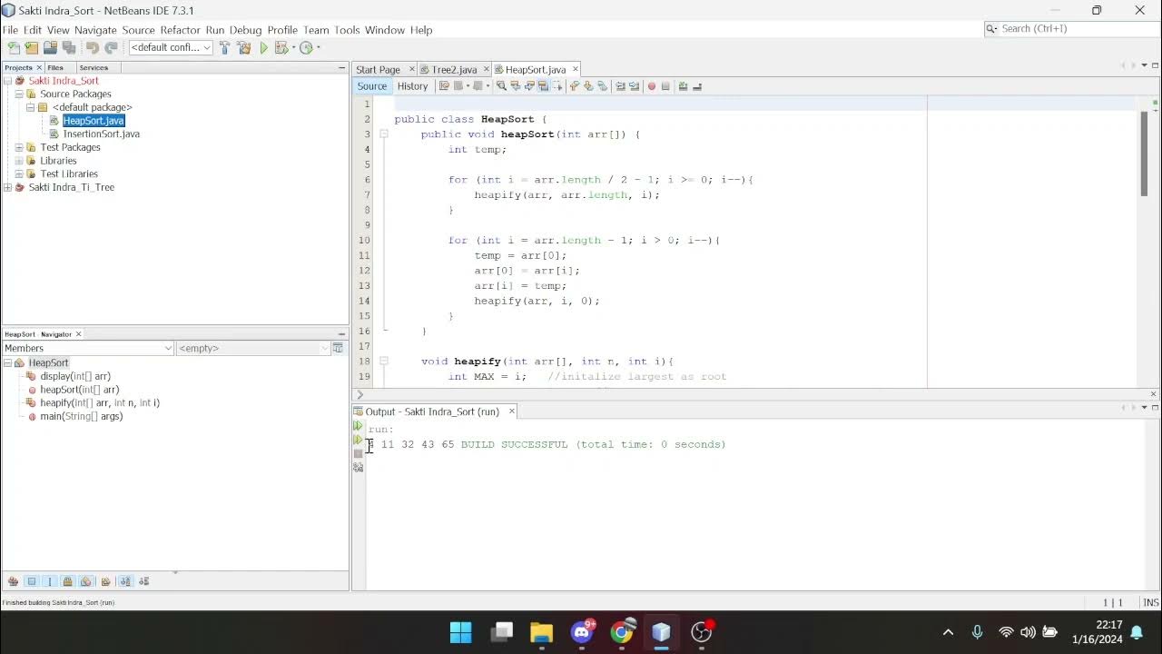 Project Sort - Java Netbeans - YouTube