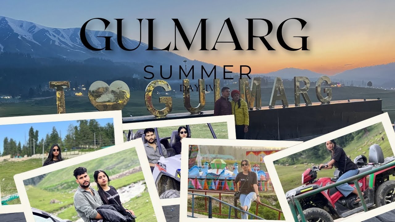 E4- || GULMARG || STRAWBERRY VALLEY || DRUNG WATERFALLS || BEST SUMMER ...
