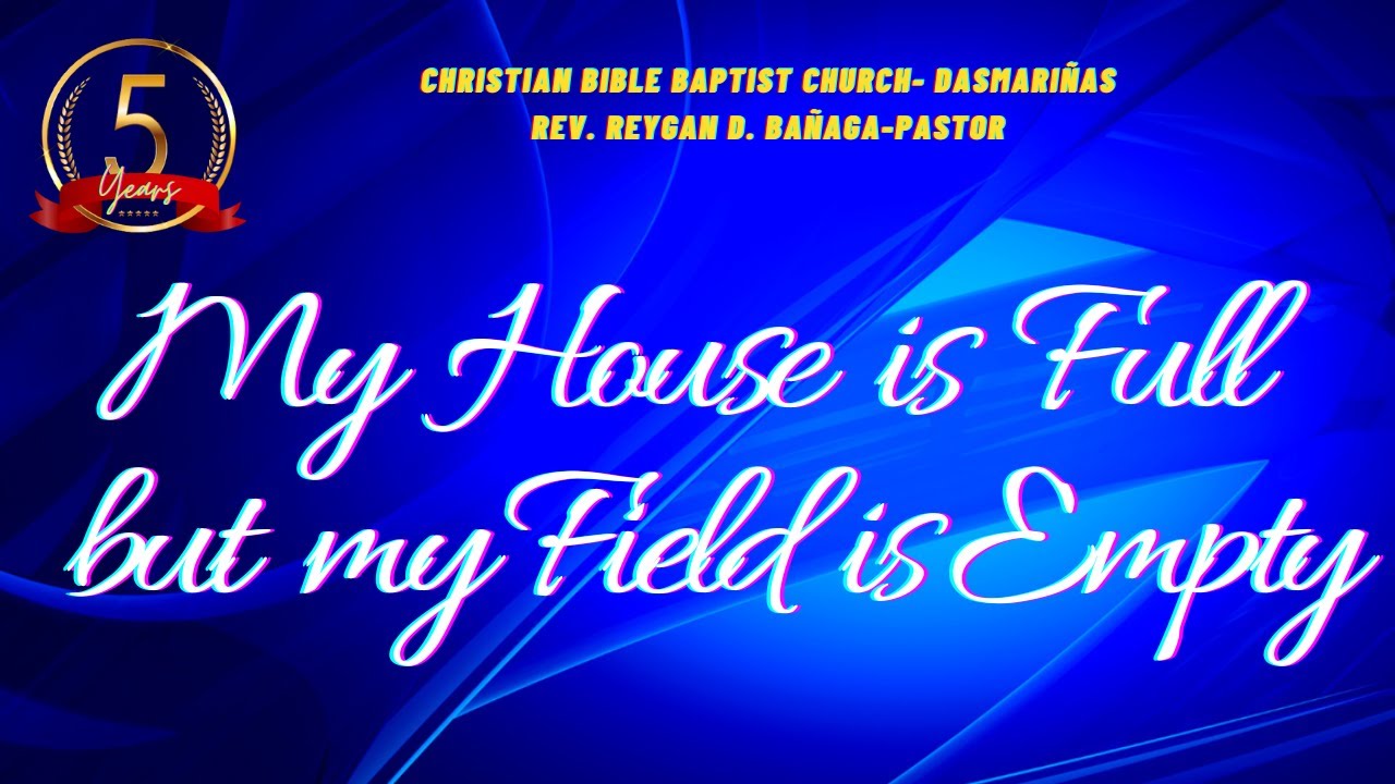 My House is Full, my Field is Empty - YouTube