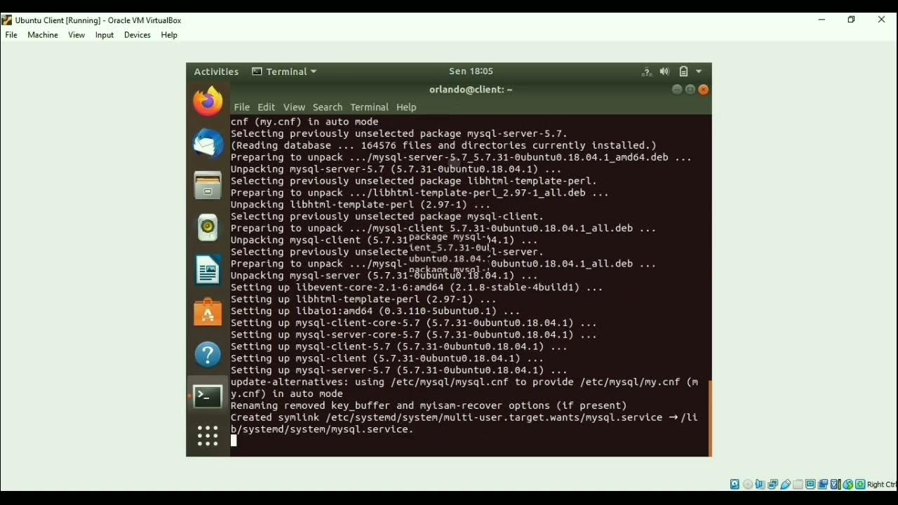 CARA INSTALL & KONFIGURASI DATABASES SERVER PADA UBUNTU 18.04 LTS - YouTube