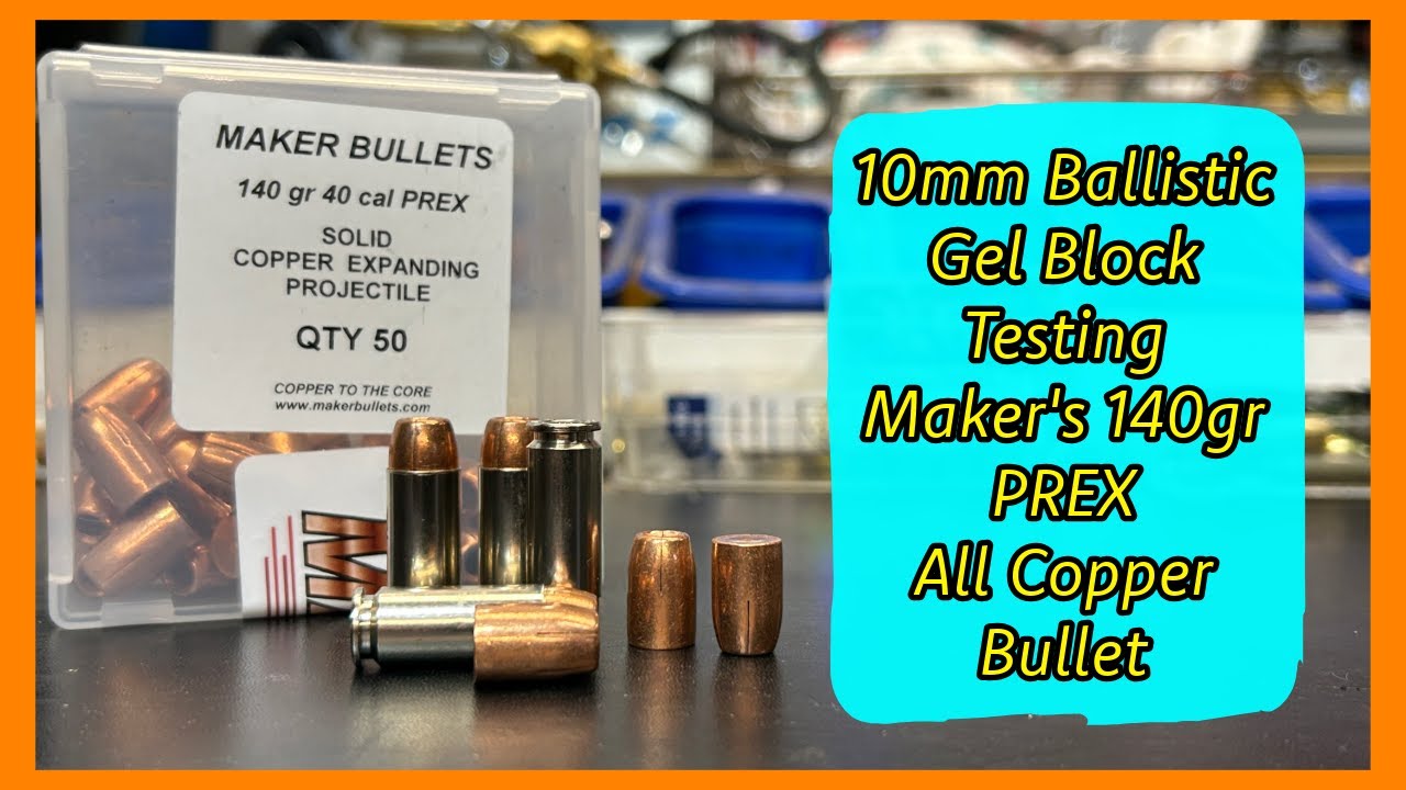 10mm Maker 140gr PREX Gel Block Test – All Copper, All Business - YouTube