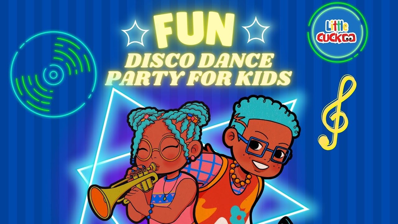 "Fun Kids Disco Dance Party | Best Dance Song for Kids | Groovy Disco ...
