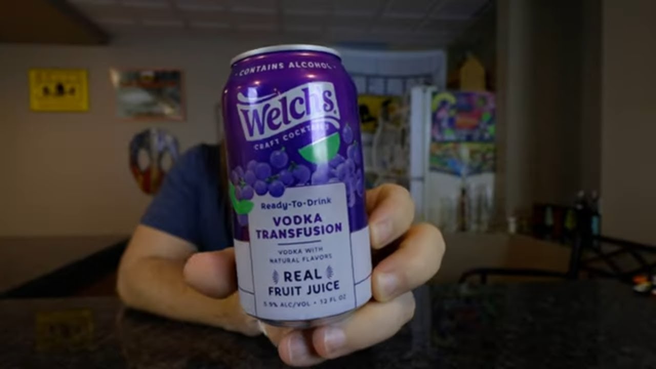 Welch's Craft Cocktails Vodka Transfusion - YouTube