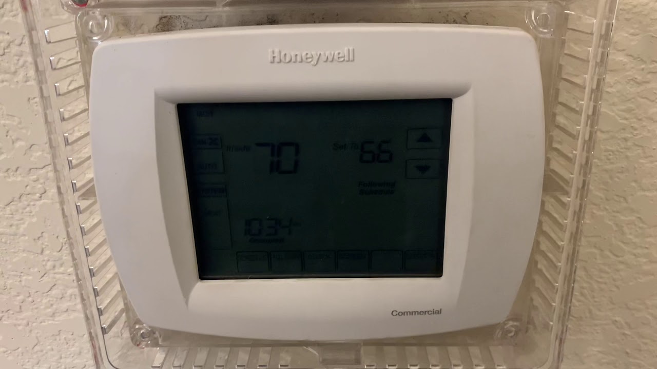 Honeywell Vision Pro (Schedule) - YouTube