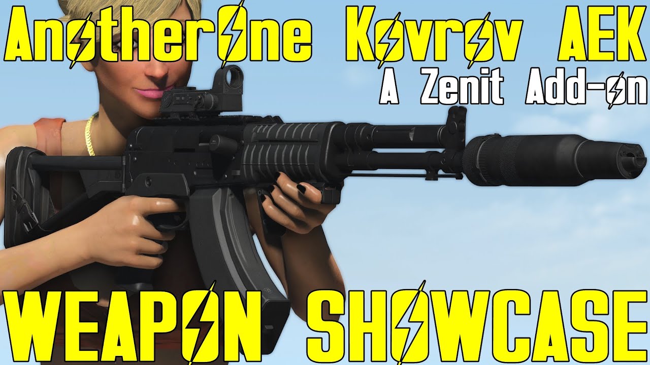 Fallout 4: AnotherOne Kovrov AEK - A Zenit Add-on - Weapon Mod Showcase ...