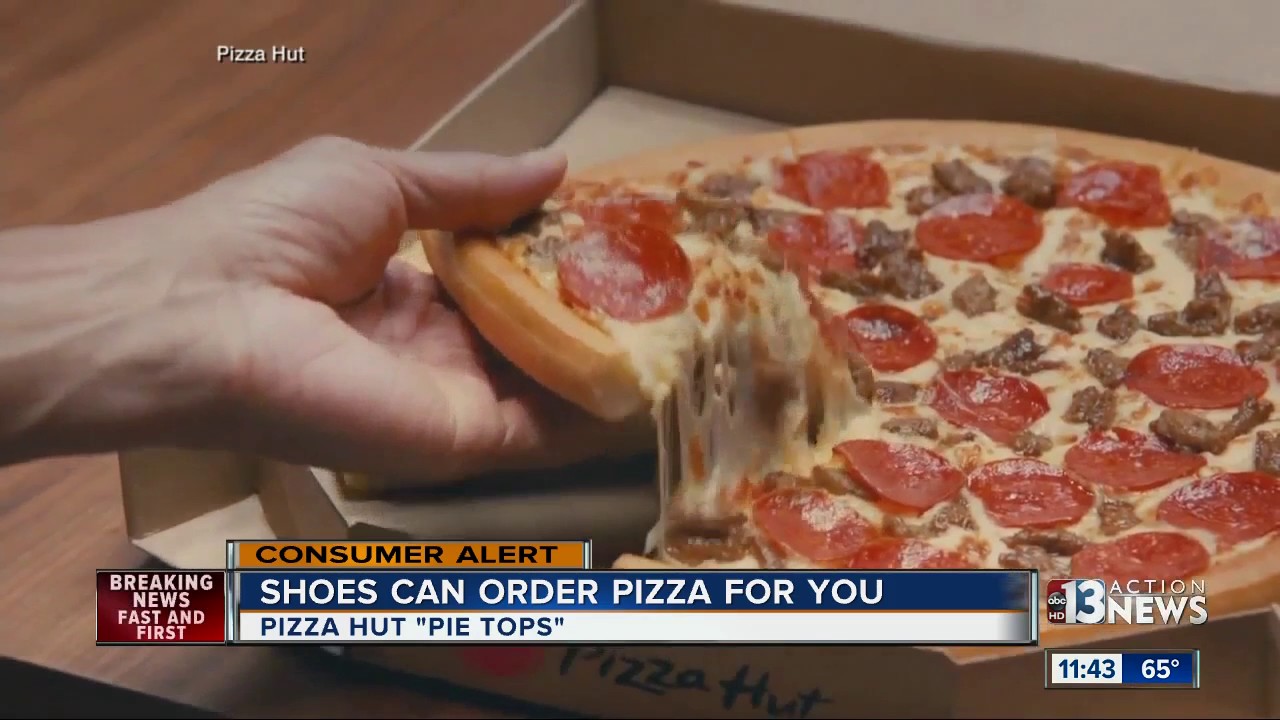 Pizza hut invents shoes that will order pizza - YouTube