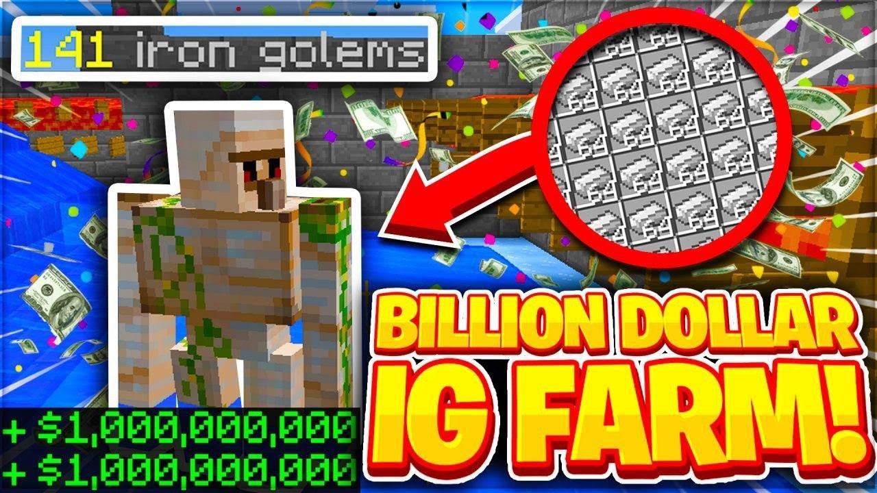 BUILDING THE ULTIMATE BILLION DOLLAR IG FARM! | Minecraft Skyblock ...