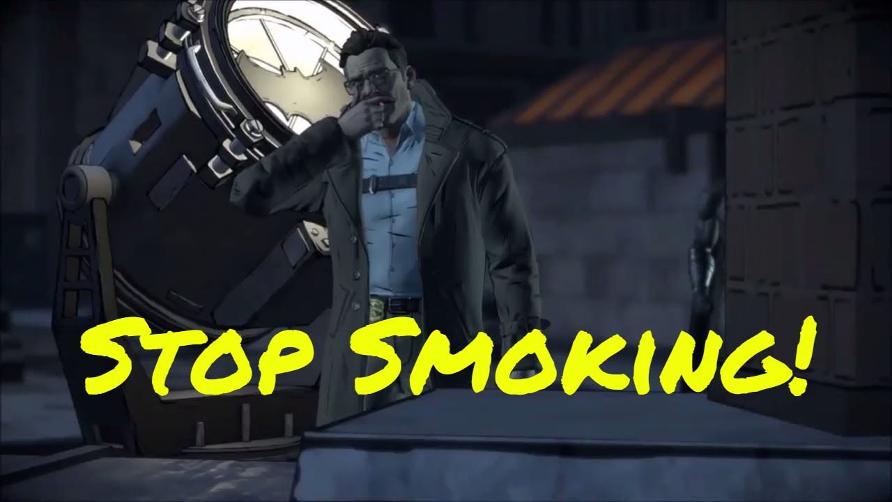 Batman: The Enemy Within – Gordon Wont stop Smoking! - YouTube