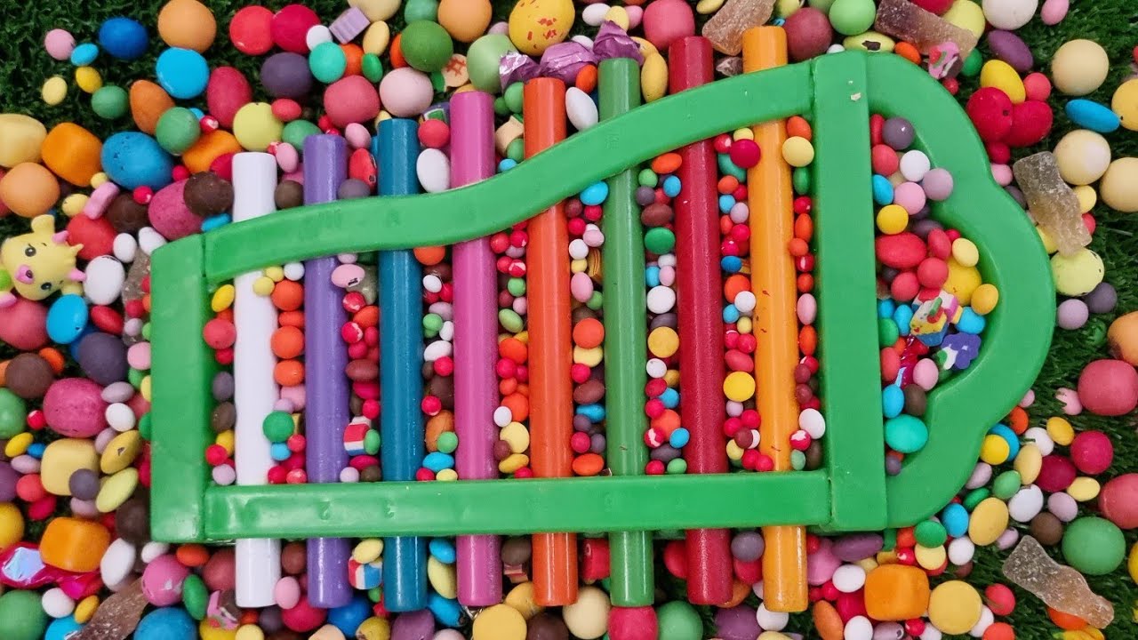 Satisfying Video | Mixing A Lot of Candy with Rainbow MMs & Magic ...