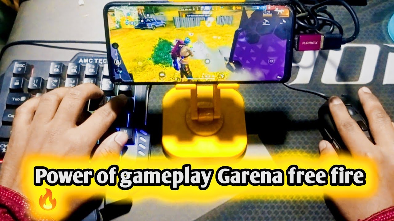 Garena free fire with keyboard and mouse 🔥 অবিশ্বাস্য মোবাইল গেমপ্লে ...