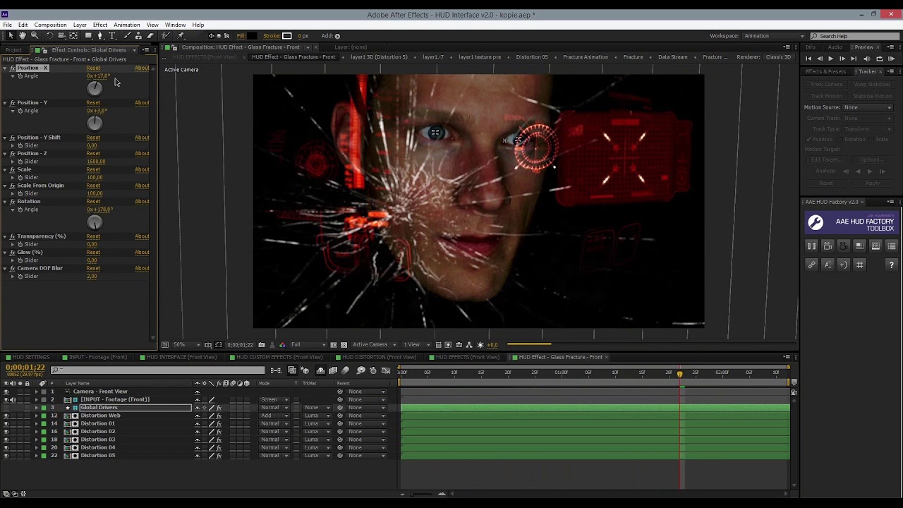 HUDs in After Effects - Front View Workflow (AAE HUD Factory v2.0 ...