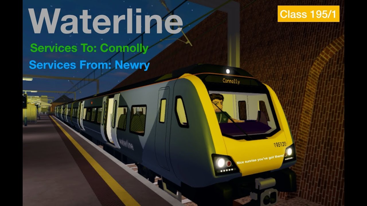 SCR - The Waterline services from Newry towards Connolly. - YouTube