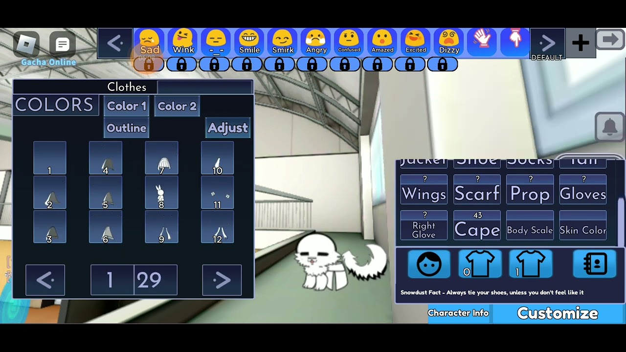How to be a puppy/dog in gacha online roblox (no arrows cuz im too lazy ...