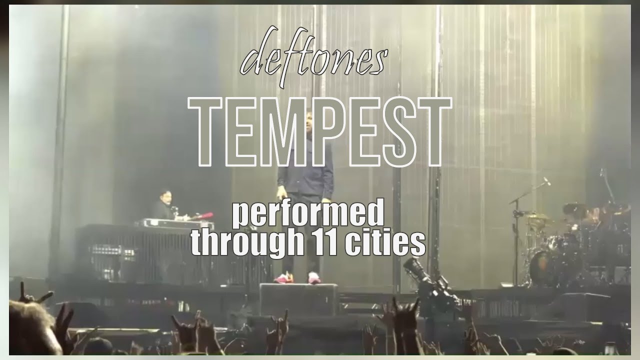 #deftones #tempest performed through 11 cities - YouTube