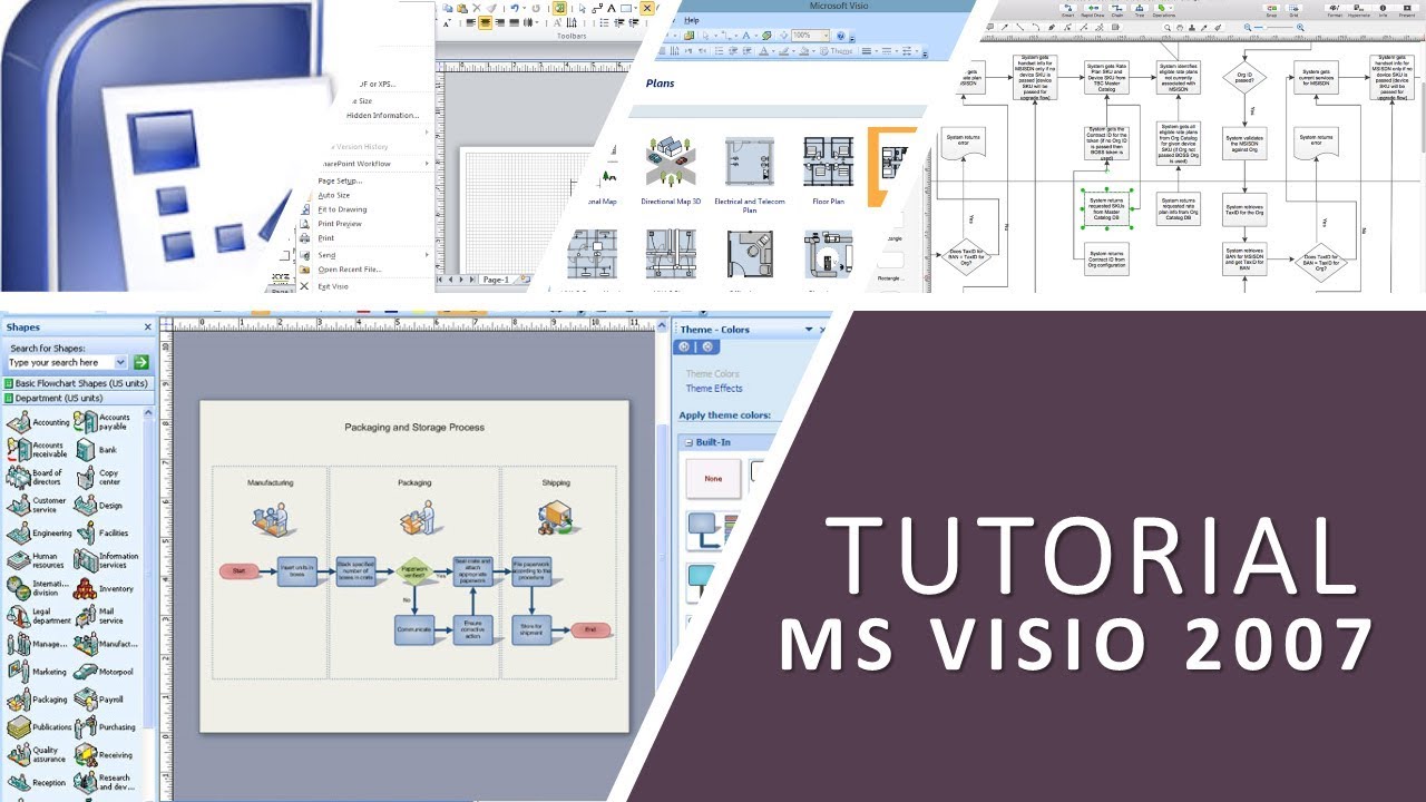 Tampilan MS Visio 2007 VS Ms Visio 2013 - YouTube