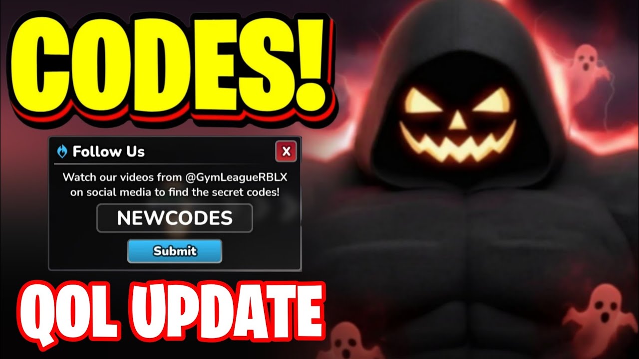 *NEW* ALL WORKING QOL UPDATE CODES FOR GYM LEAGUE! ROBLOX GYM LEAGUE ...