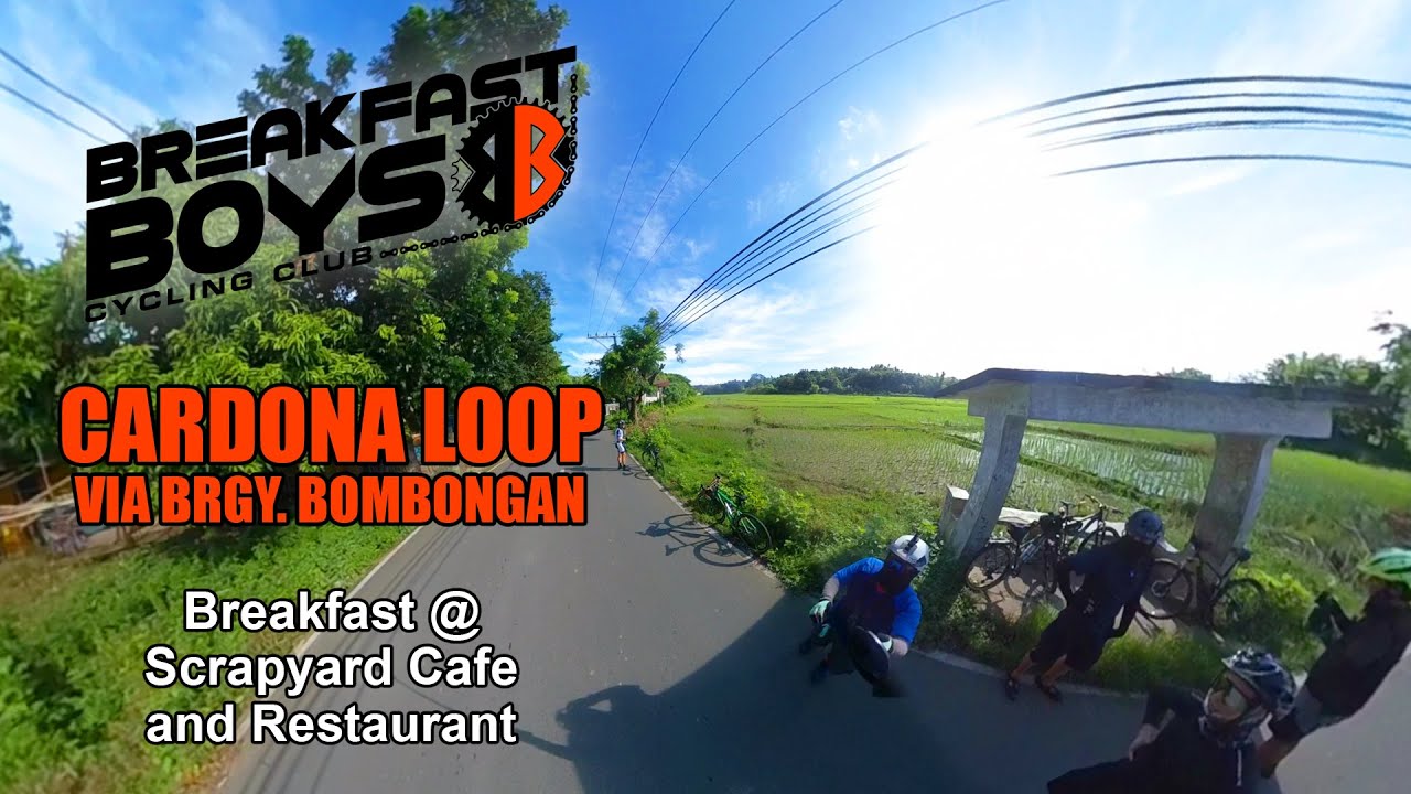 Cardona Loop via Brgy. Bombongan (Breakfast @ Scrapyard Cafe & Restaurant) - YouTube