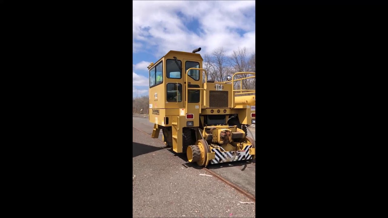 TRACKMOBILE MODEL TM 4150 RAIL CAR MOVER: STOCK #70146 - YouTube
