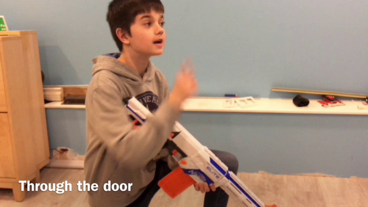 Nerf bullet trick shots - YouTube