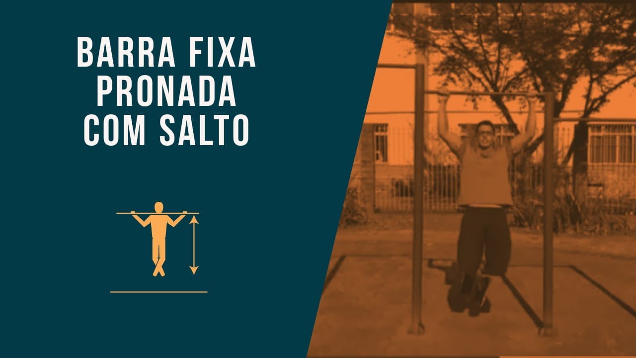 Barra fixa pronada com salto - YouTube