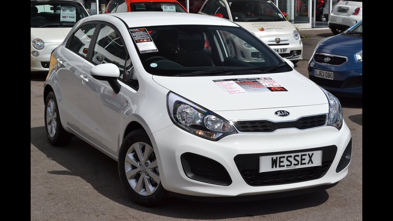 Pre Reg Car | Kia Rio VR7 | 14 Plate | Clear White | Wessex Garages ...