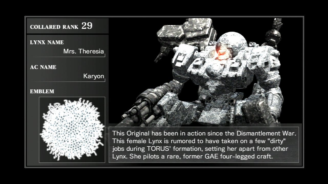 Armored Core Lore: Mrs. Theresa and Kayron - YouTube