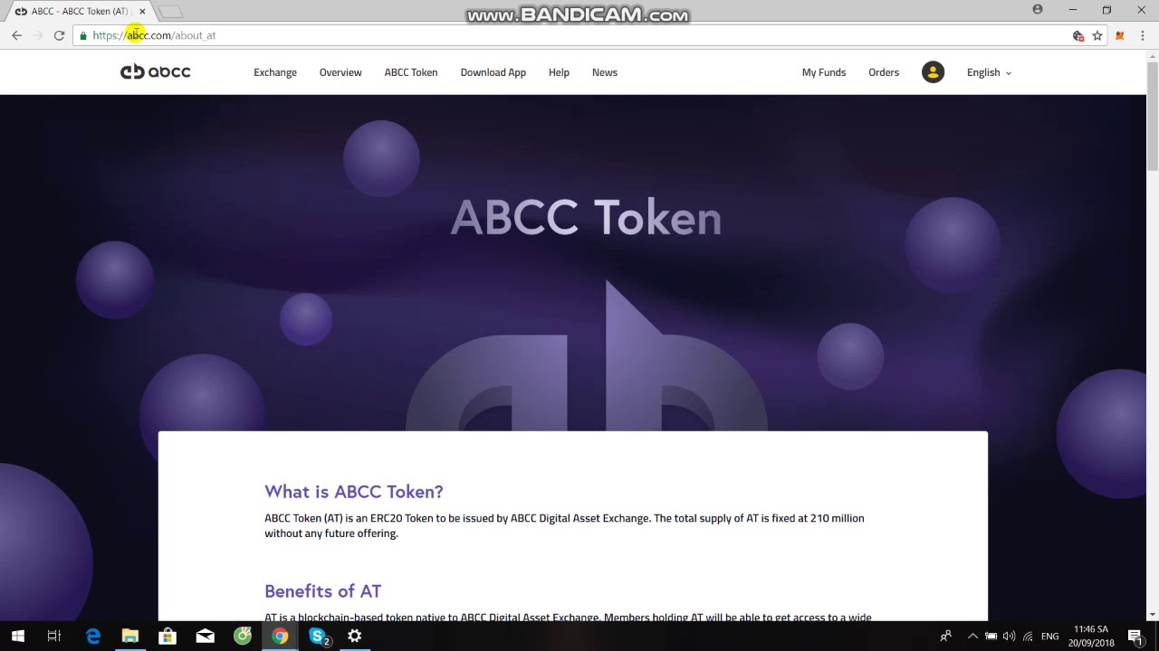 THE ADVANTAGES OF AT ABCC EXCHANGE TOKEN!! YOU HAVE TO BUY IT NOW ...