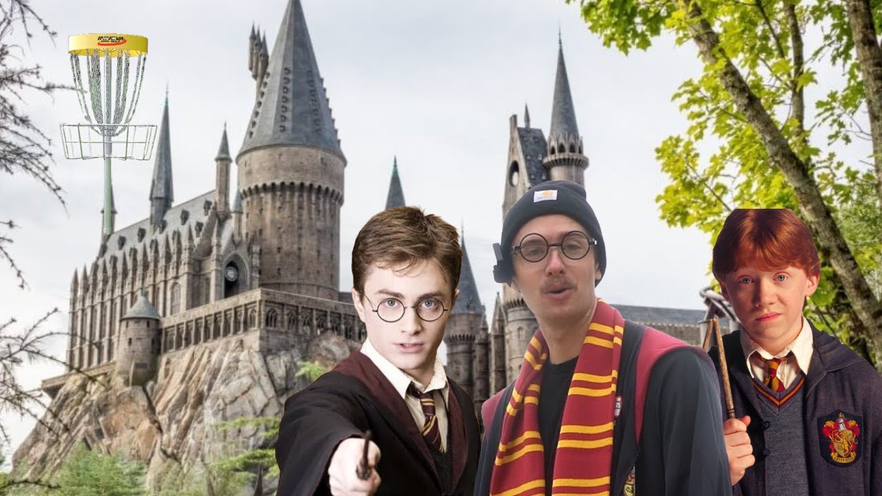 Harry Potter plays disc golf - YouTube