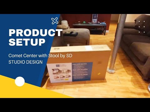 COMET CENTER WITH STOOL BY SD STUDIO DESIGN - YouTube