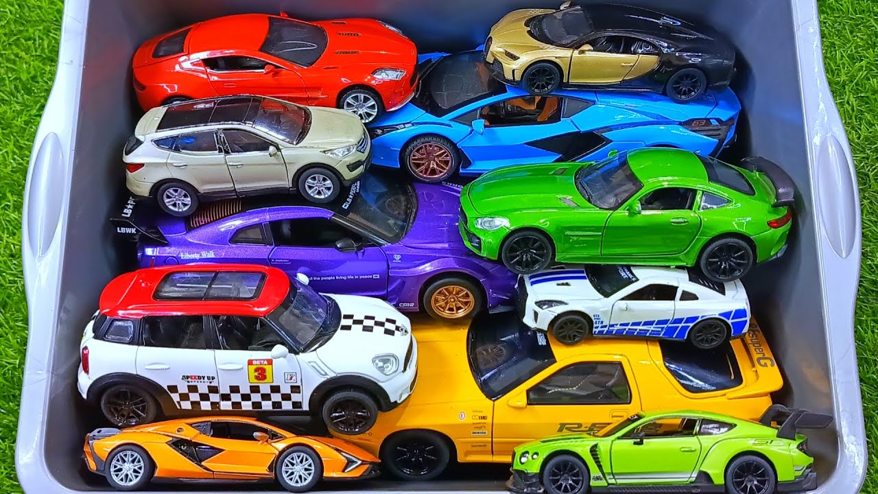 Box Full Of Cars Lotus, BYD, CHEVROLET, DODGE, DACIA, AUDI, VOLKSWAGEN ...