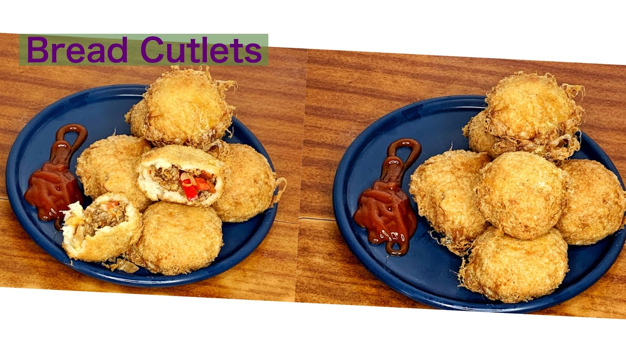 Bread cutlets/ Homemade bread cutlets/ Mapishi ya Katlesi ya mkate ...