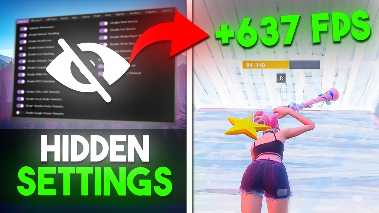 IMPROVE Your FPS In Fortnite Chapter 5 With These Hidden Settings! (Max ...