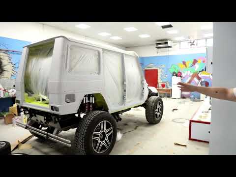 BRABUS G500 4X4 FULL PAINT JOB IN DUBAI