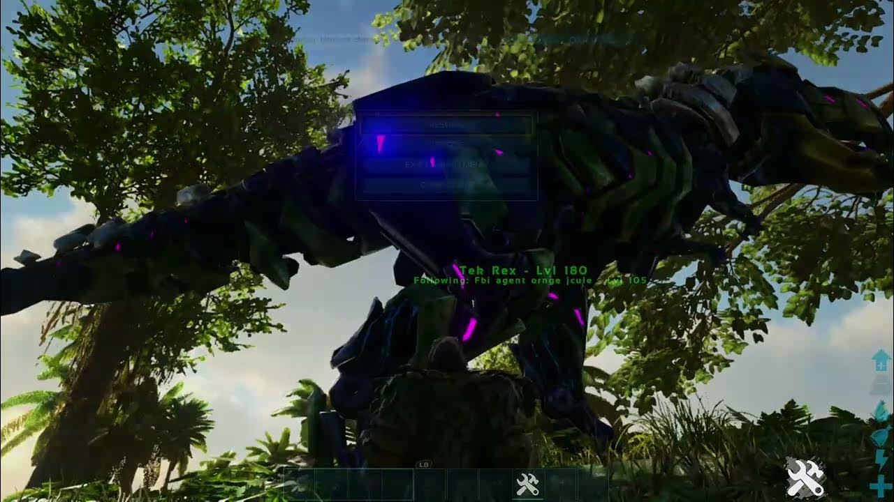 How to summon a Tek Rex in ARK - YouTube