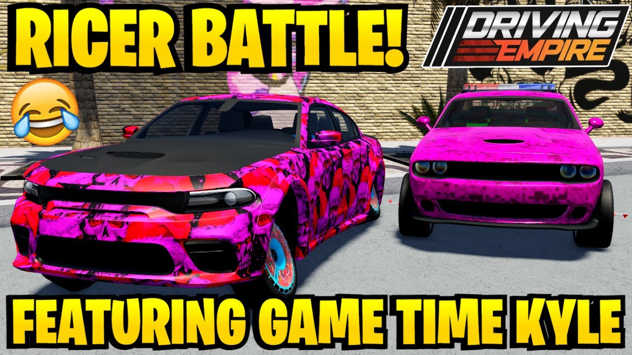 INSANE RICER BATTLE WITH @GameTimeKyle in Driving Empire! - YouTube