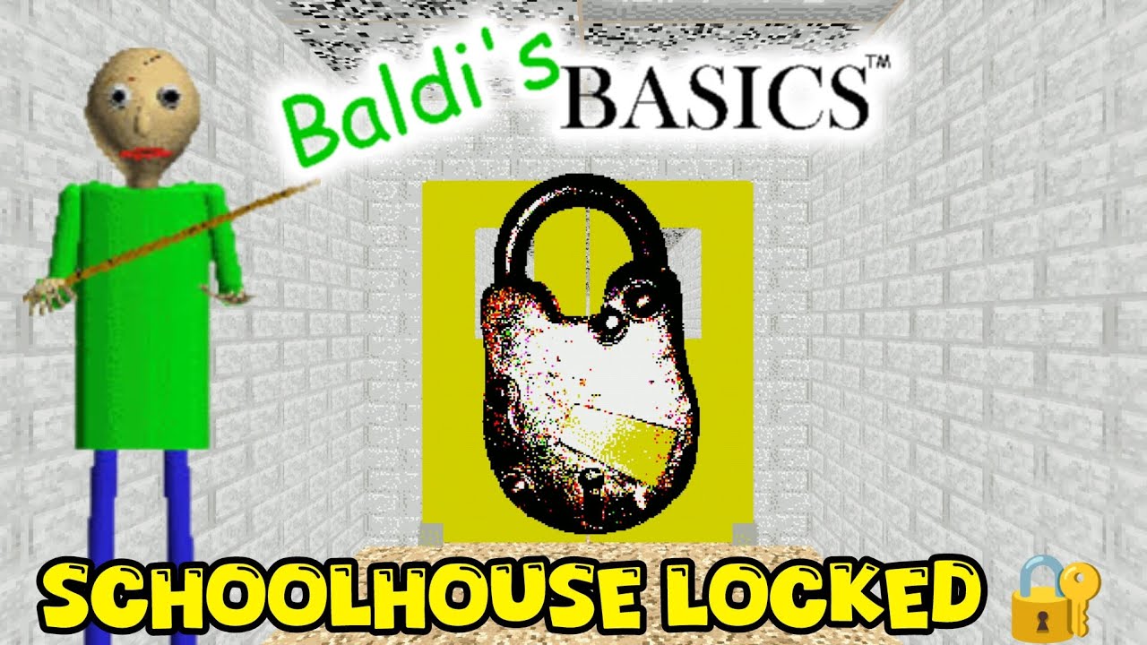 Baldi's Basics Schoolhouse Locked Android Mod Menu Edition v1.4.3 - YouTube