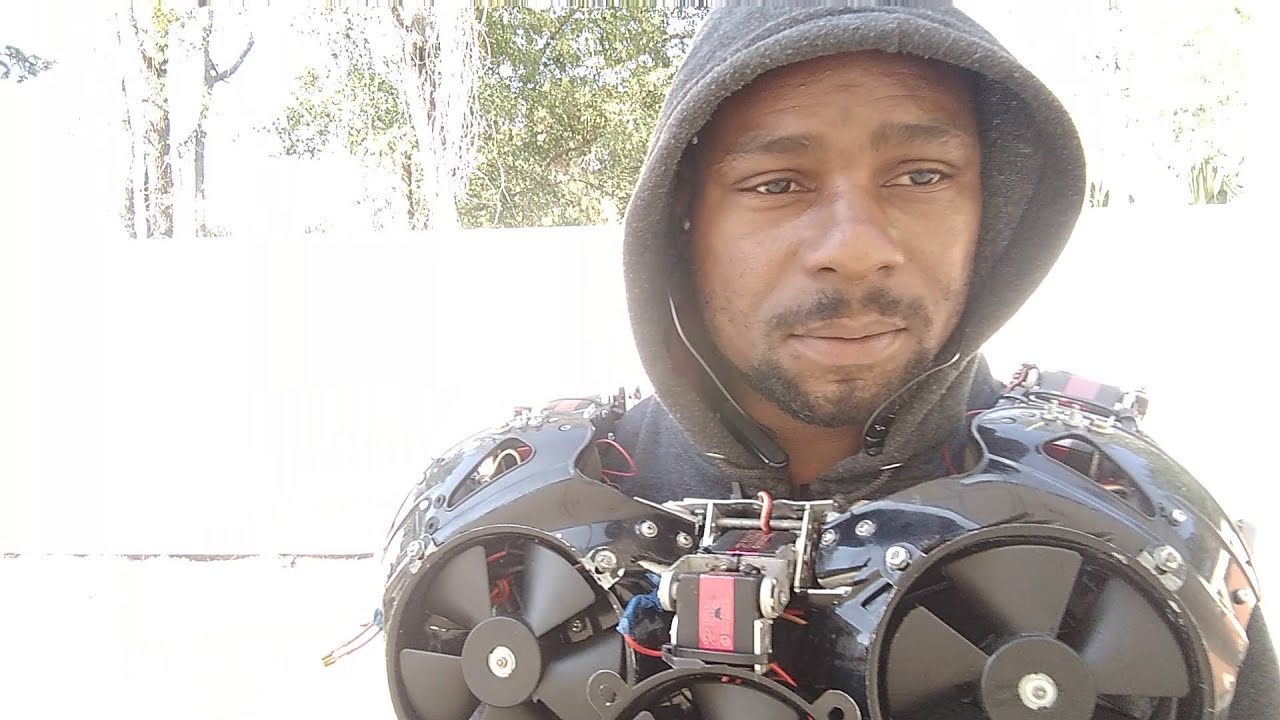 wearable manned UAV humanoid flight suit body armor ornithopter drone ...