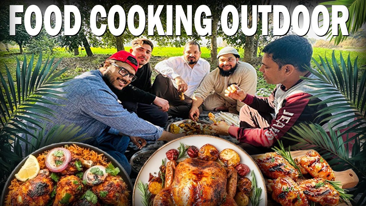 Village Outdoor Cooking Vlog | Real Food Vlog With Friends | Desi Food ...