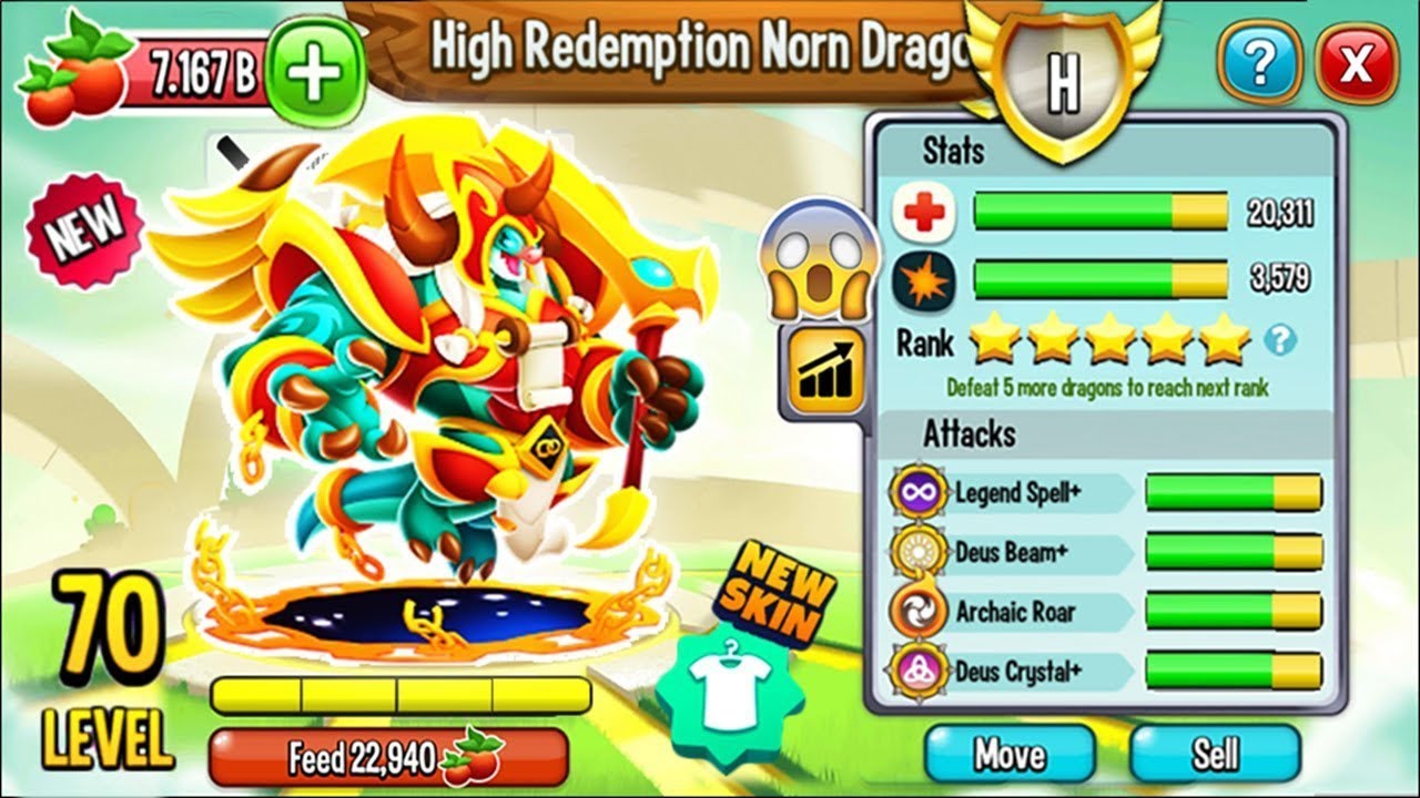 High Redemption Norn Dragon Max Level 70 QUÁ MẠNH Ở MASTER GIÓ 3 - YouTube