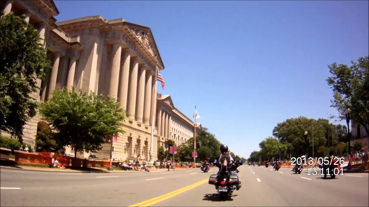 Rolling Thunder 2013 on the parade route - YouTube