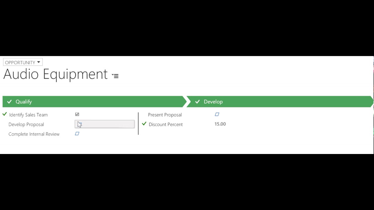 Checkboxes in Business Process Flow - YouTube