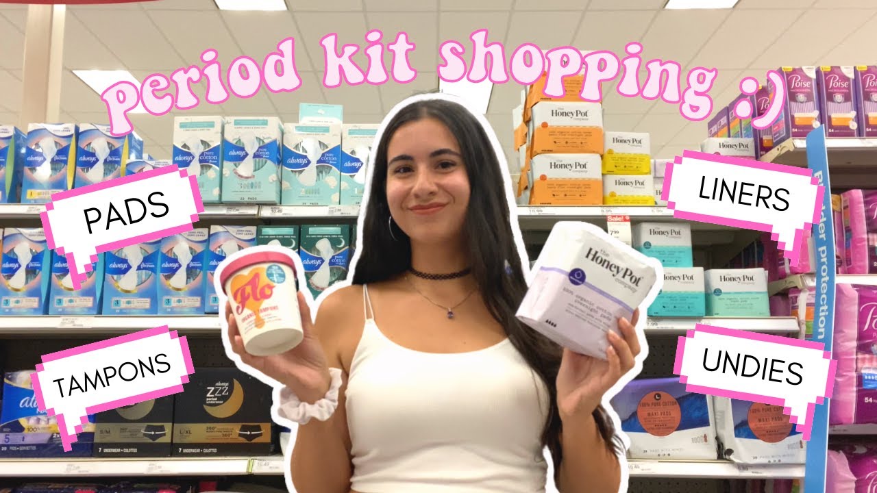 Everything You NEED in a PERIOD EMERGENCY Kit | Back to School Shopping ...