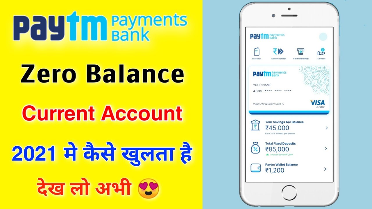 How to open Paytm payments Bank Current Account online 2021🔥 | Paytm ...