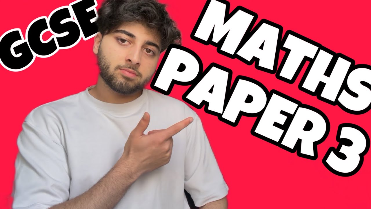 GCSE Maths Paper 3 Last Minute Tips - YouTube