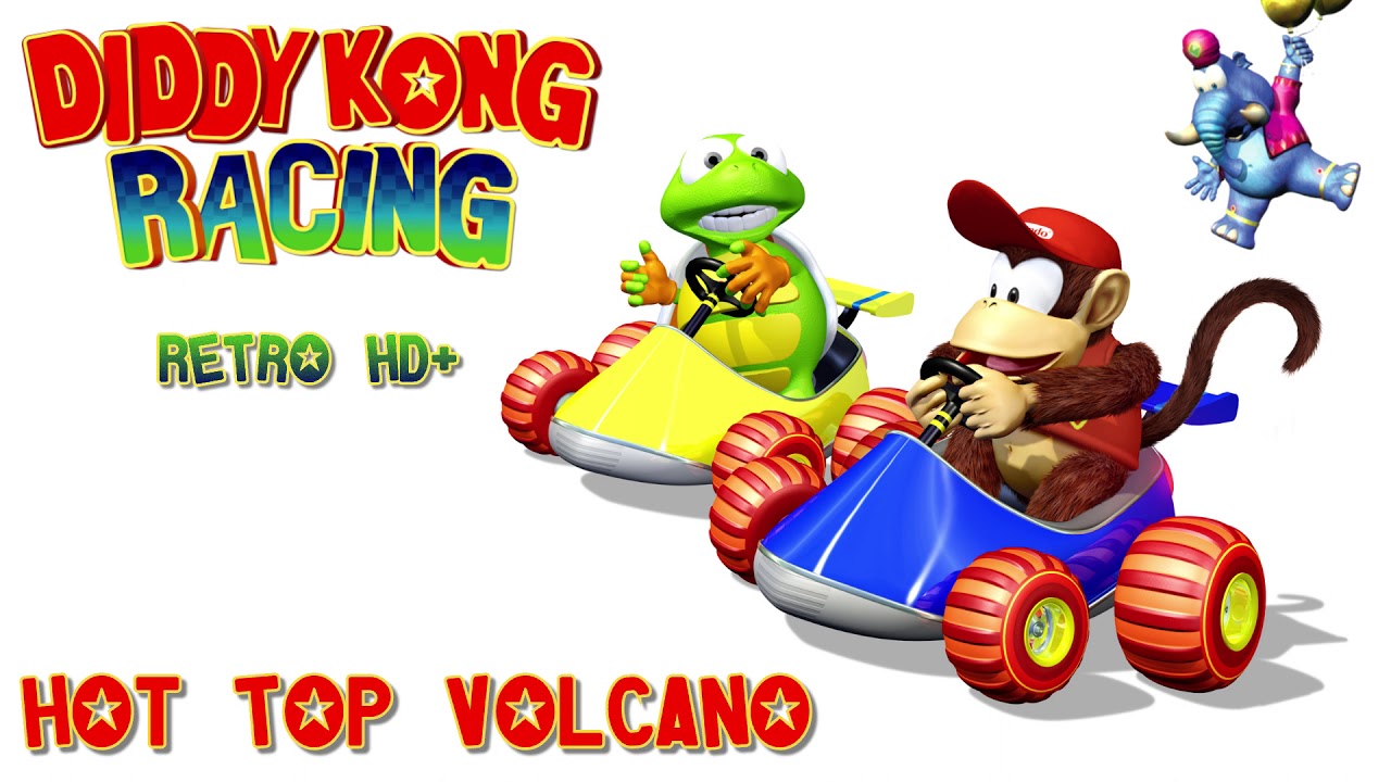 Diddy Kong Racing: Hot Top Volcano HD - YouTube