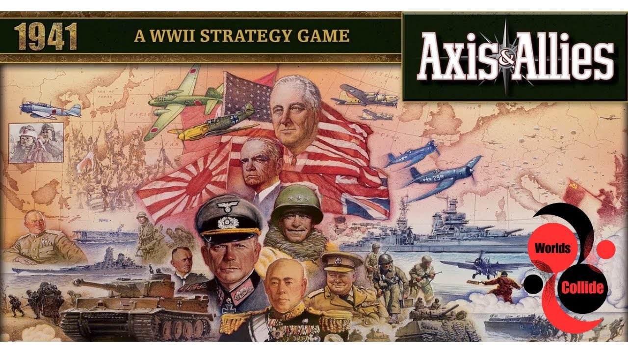 Allies & Axis 1941 | Historical WWII Strategy Board Game - YouTube
