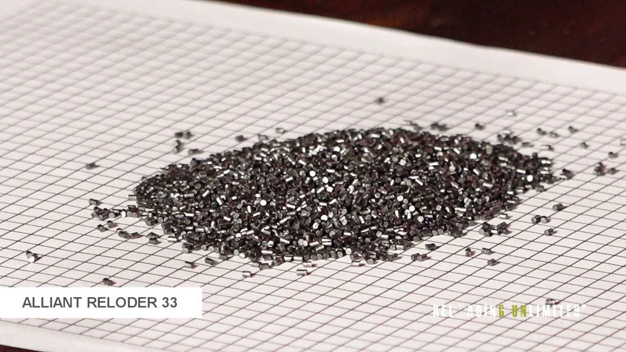 Alliant Reloder 33 At Reloading Unlimited - YouTube
