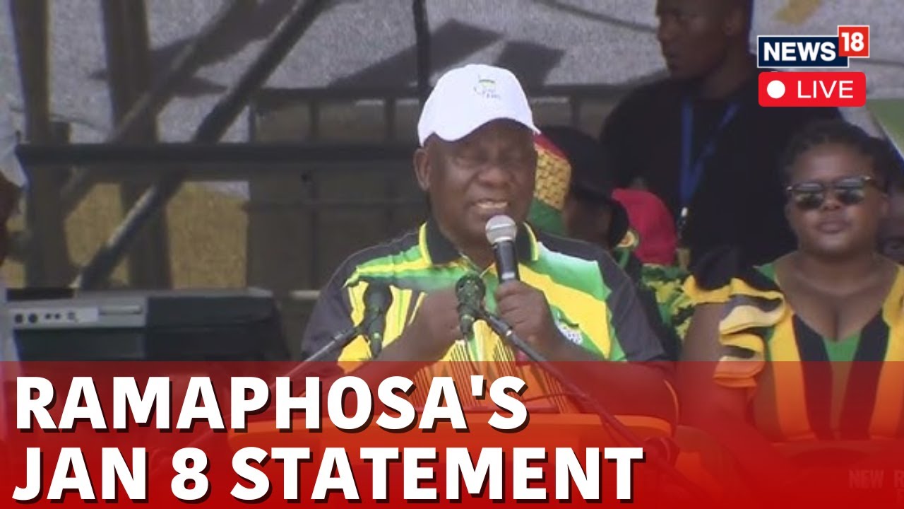 South Africa News | President Cyril Ramaphosa Delivers ANC's January 8 Statement | ANC Live ...