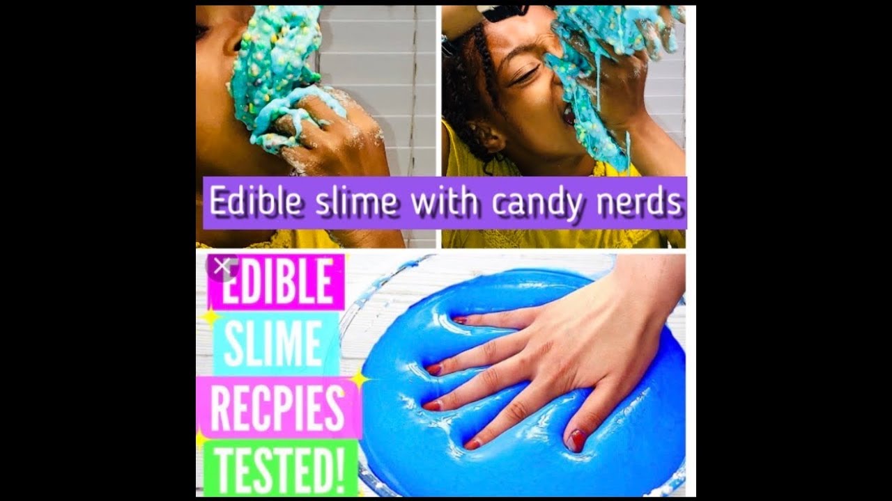 DIY EDIBLE SLIME CANDY SLIME YOU CAN EAT HOW TO MAKE BEST SLIME - YouTube
